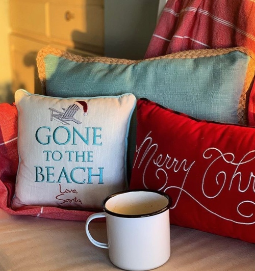 Beach Santa Decorations