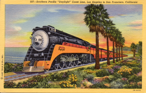 Postcards Etcetera: Southern Pacific 4449