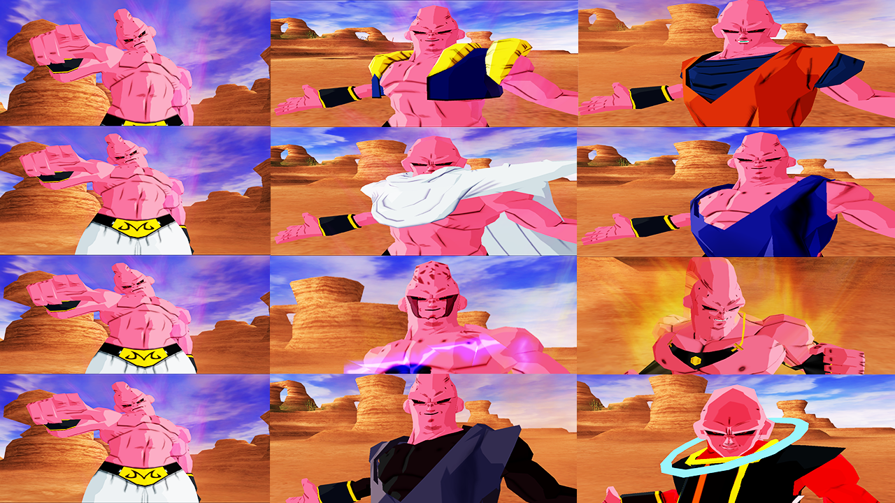 mods dbz BR: SUPER BUU ALL FORMS