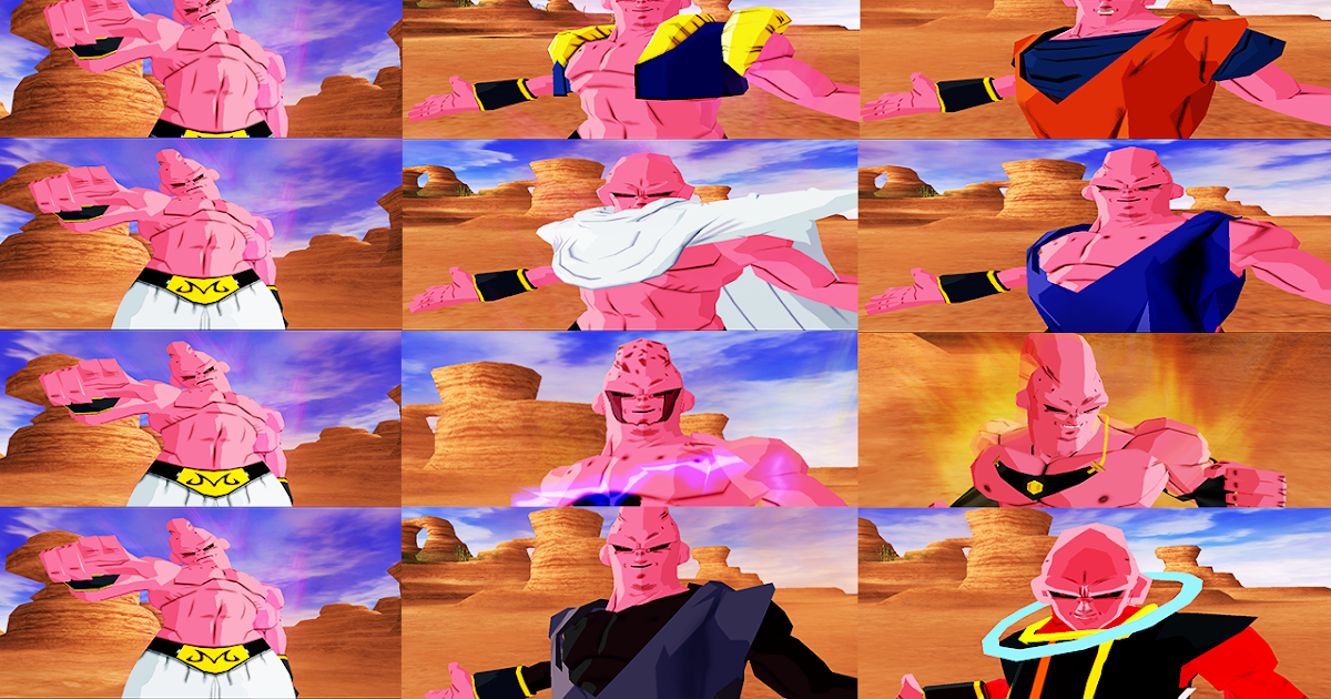 mods dbz BR: SUPER BUU ALL FORMS