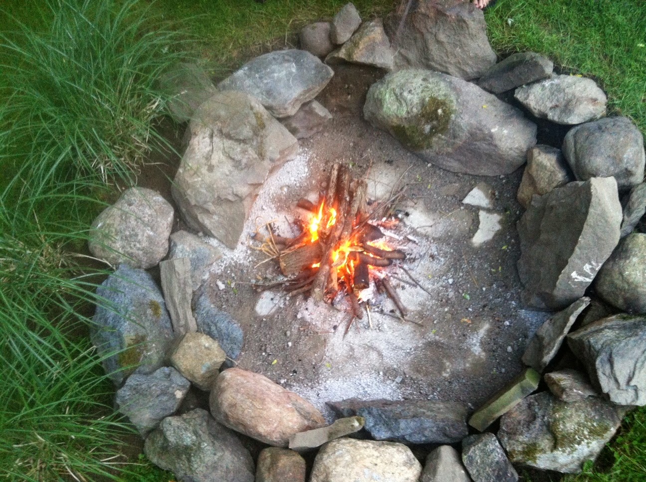 Czar of the Woods Farm: New Fire Pit: Designed and Built by Me...