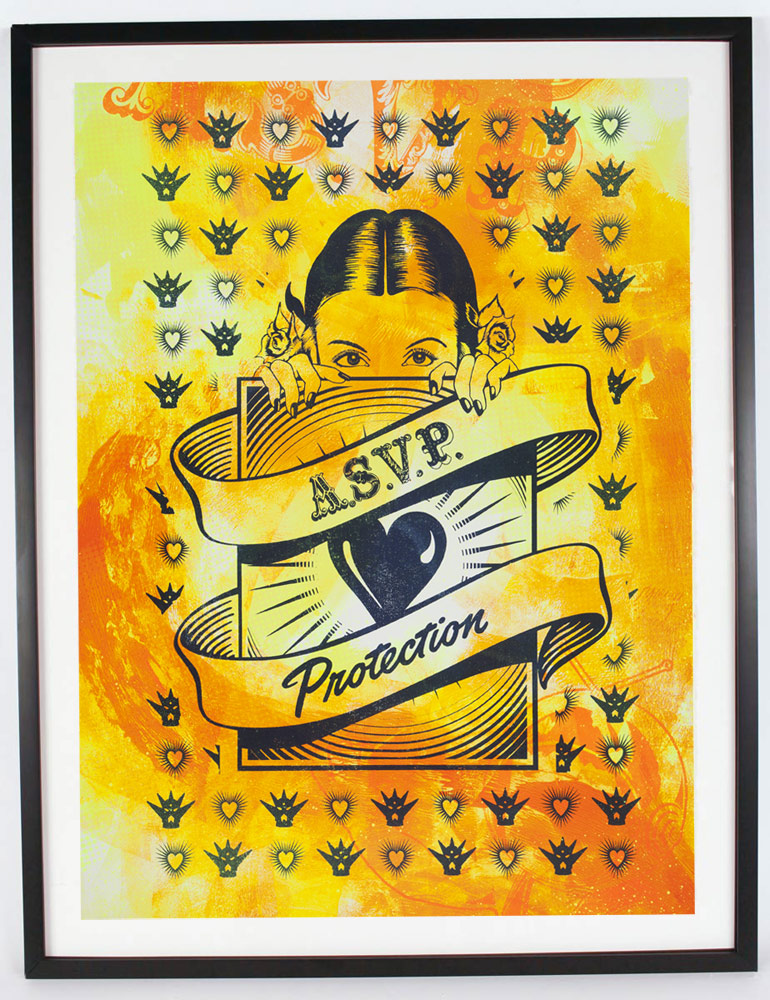 INSIDE THE ROCK POSTER FRAME BLOG: ASVP Screen Print Series