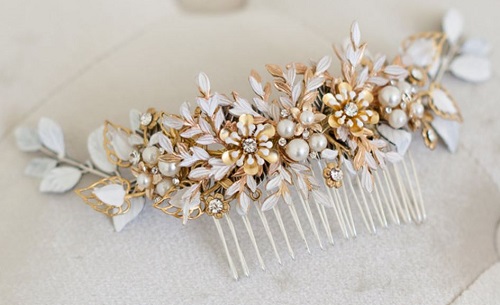 Romantic Bridal Jewelry by Gilded Shadows / The Beading Gem