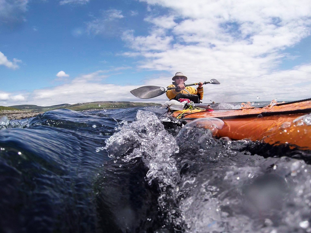 Sea kayaking with seakayakphoto.com: Planing a a fully loaded ...