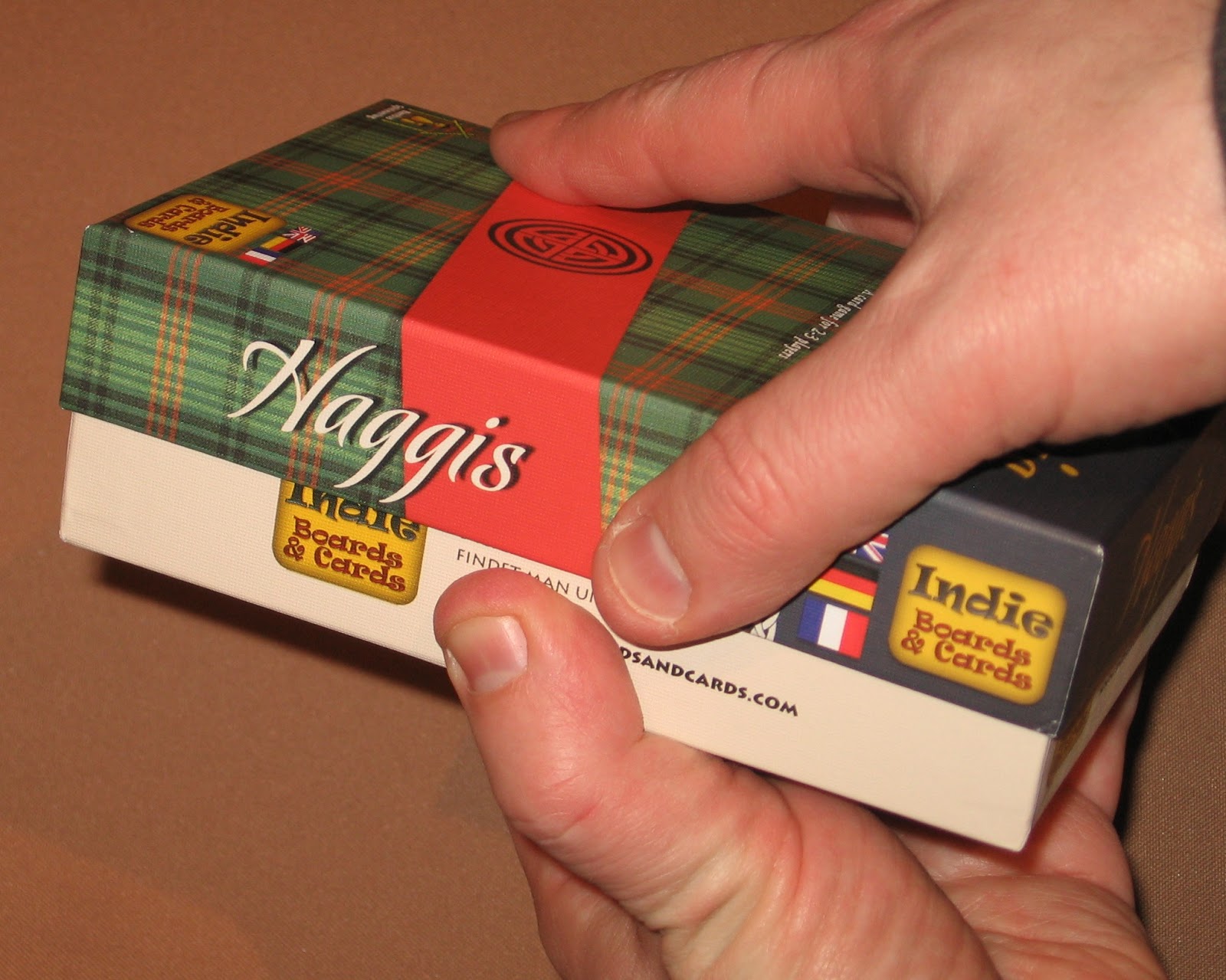 Matt's Board Game Back Room: HOT BOX - "Haggis" (What's in the Box?)