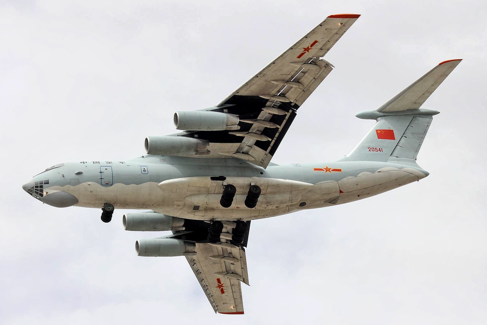 Perth Airport Spotter's Blog: PLAAF Ilyushin IL-76TD 20541 returning ...