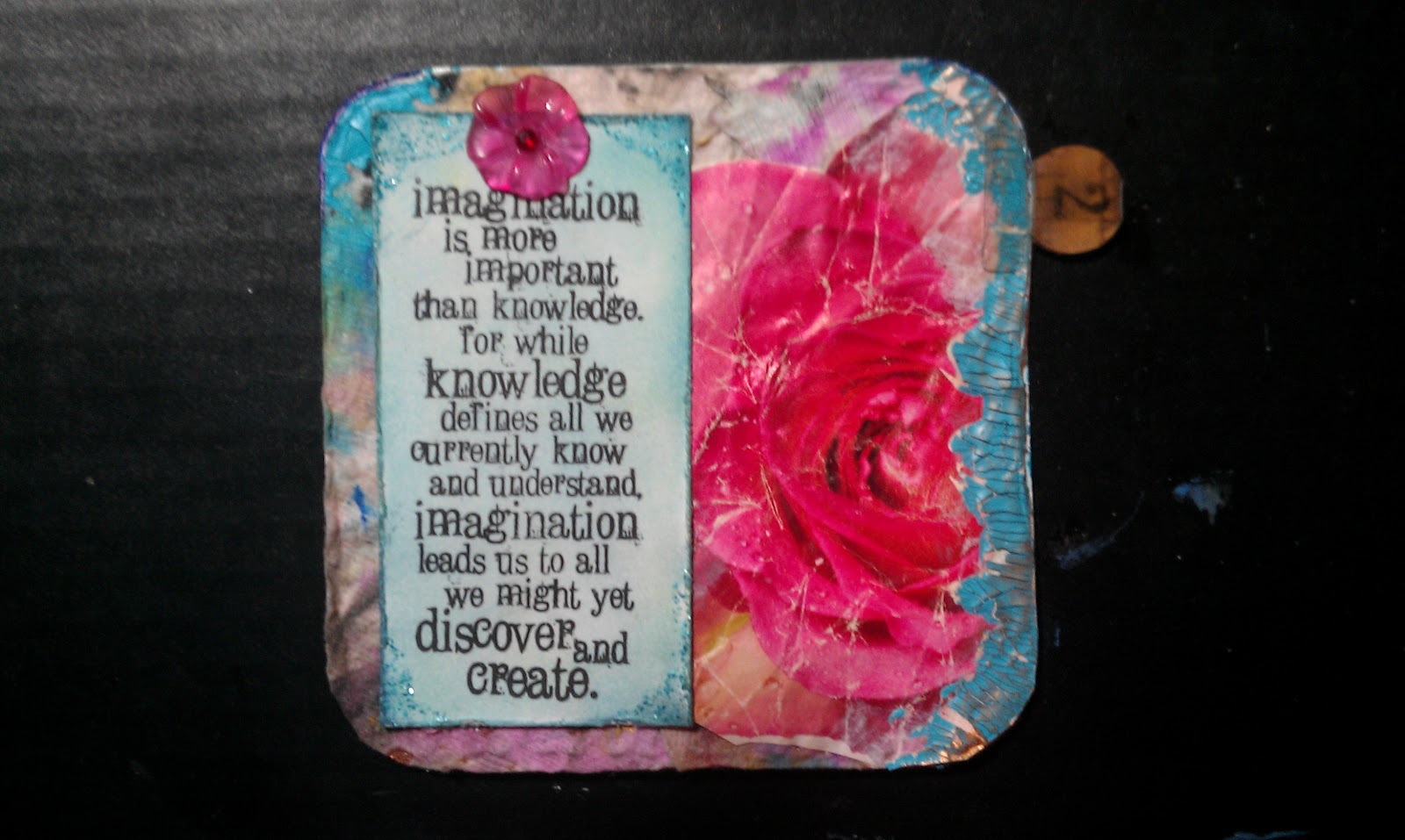 *Creative Haven for paper artist*: DT Project ( Mixed Media Mini art Book)