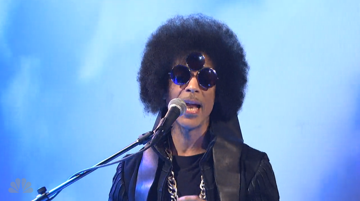 Prince performs on SNL wearing exclusive Coco and Breezy '3rd Eye ...
