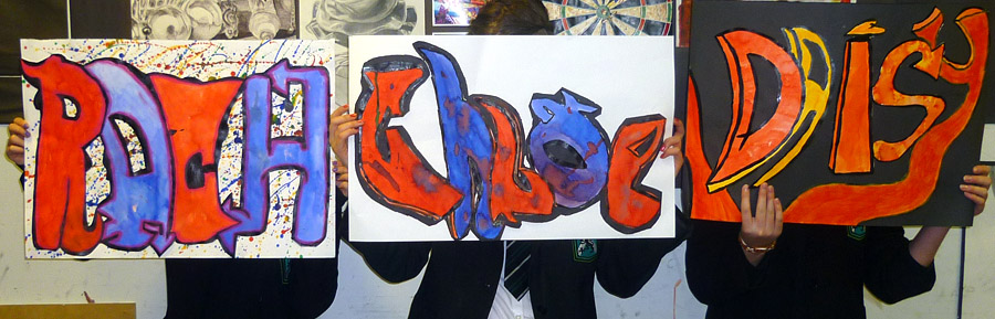 Chellaston Art Department: Year 8 Graffiti Project