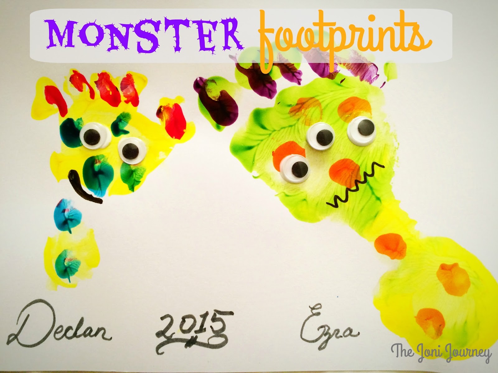 The Joni Journey: 6 Monster Halloween Crafts