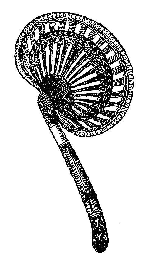 Digital Stamp Design: Free Fan Digital Stamp: Vintage Illustration of ...