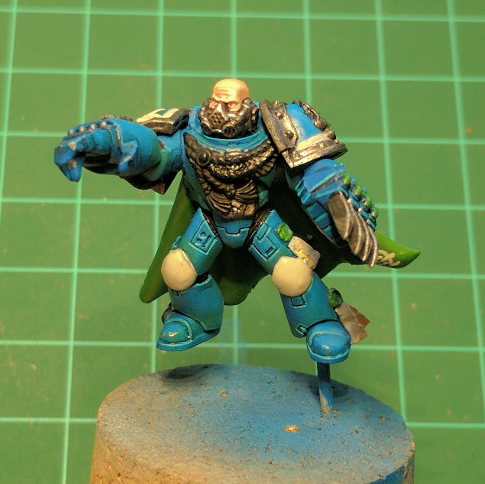 The Hammer of Wrath: WIP: Alpha Legion Chaos Lord- Freehand Begins