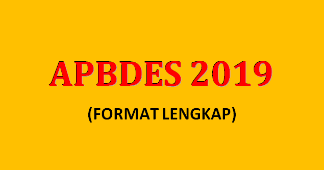 APBDes 2019 [Contoh Format Lengkap] | Desa | Desa | Desa DESA MEMBANGUN ...