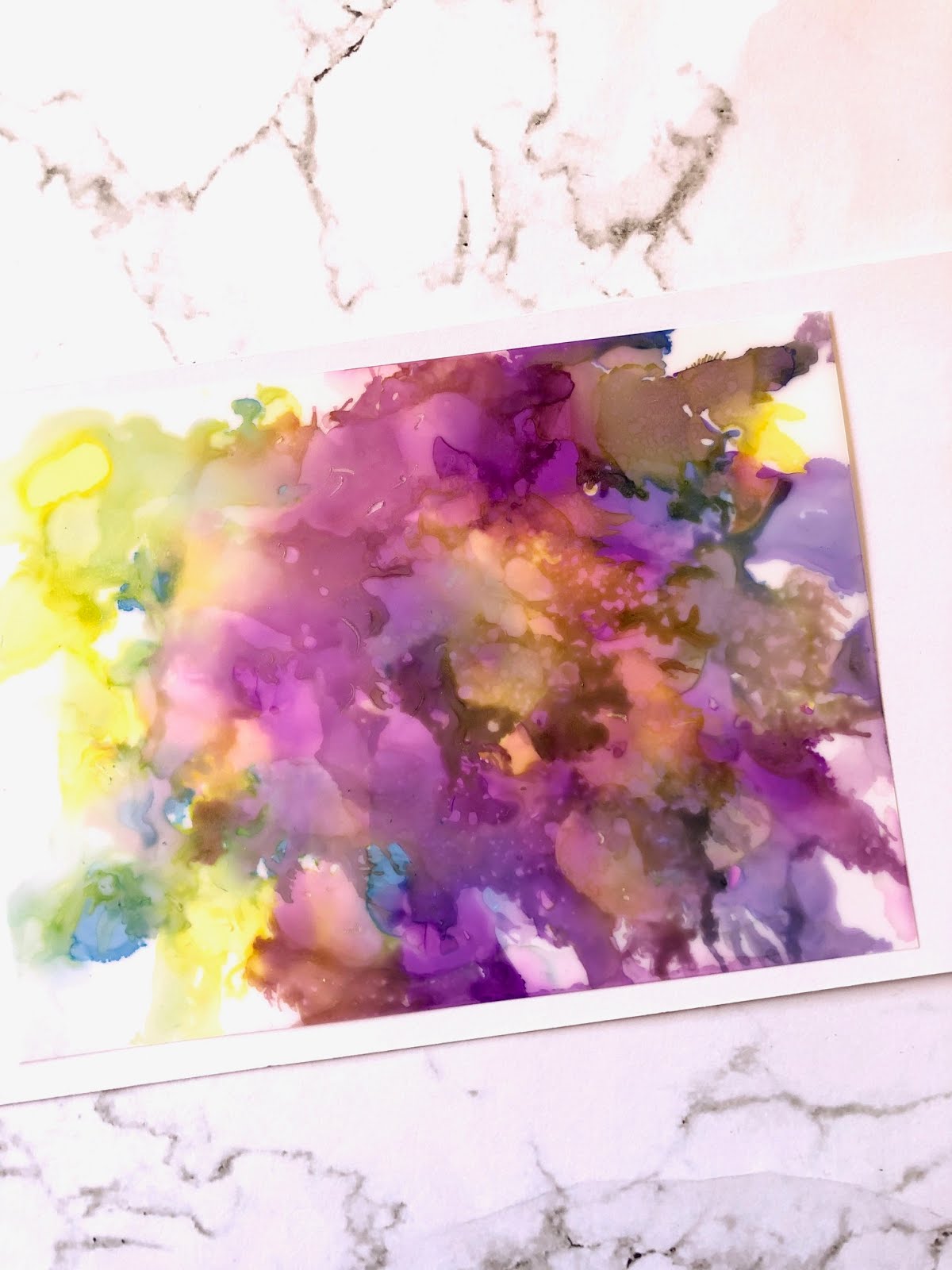 Alcohol Ink Backgrounds for Cards with Adriana - Couture Creations