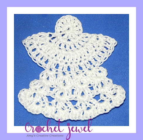 Amy's Crochet Creative Creations: How to Crochet an Angel Tutorial ...