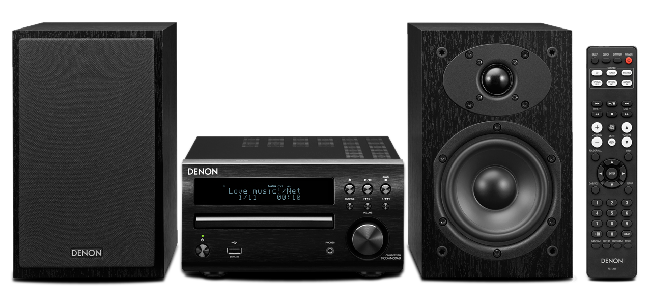 Denon Sistema HiFi RCD-M40 com colunas SC-M40