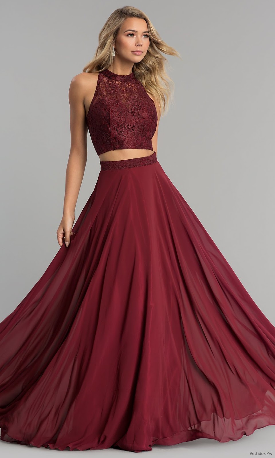 Vestidos de Fiesta Dos Piezas ¡21 Lindas Opciones! | Vestidos | Moda ...