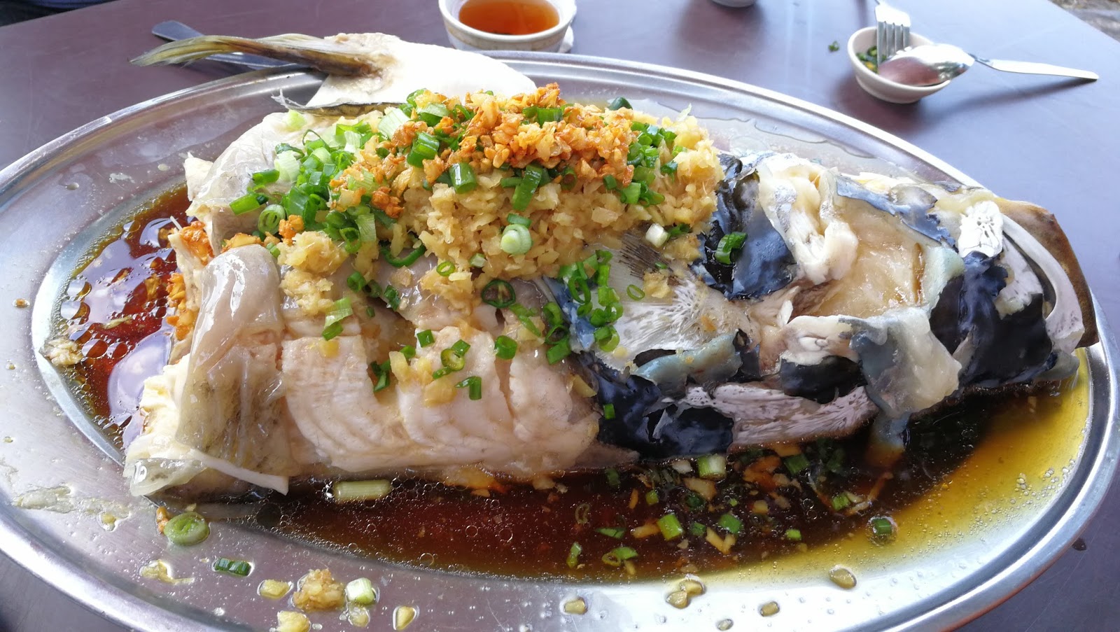 Sentul Pasar Dalam Steamed Fish Head and Braised Trotters