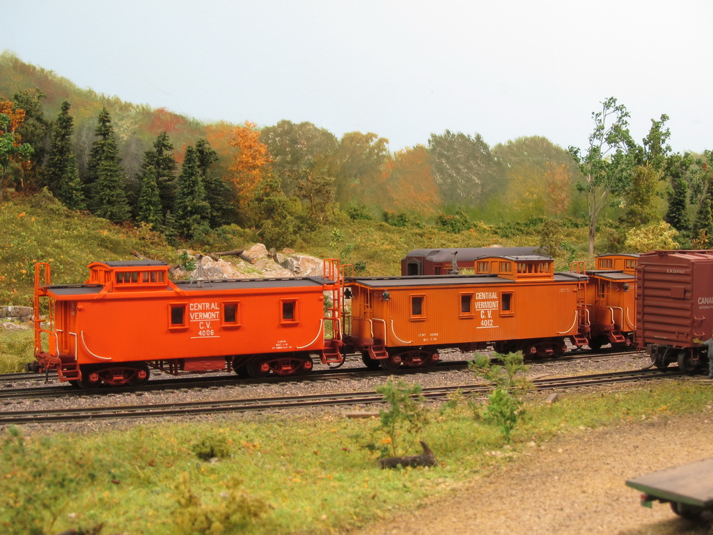White River Division: Central Vermont Caboose Models