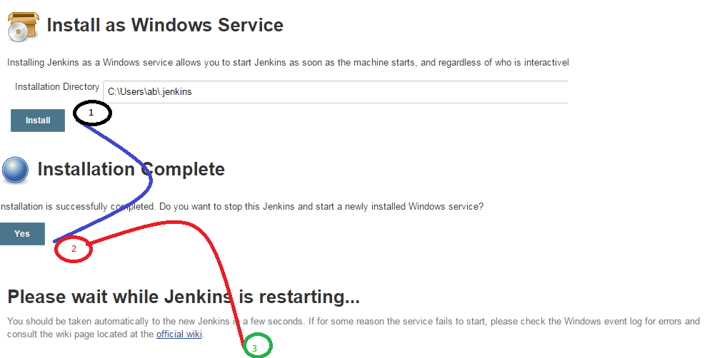Install Jenkins as a Windows service | Selenium WebDriver Automation concepts