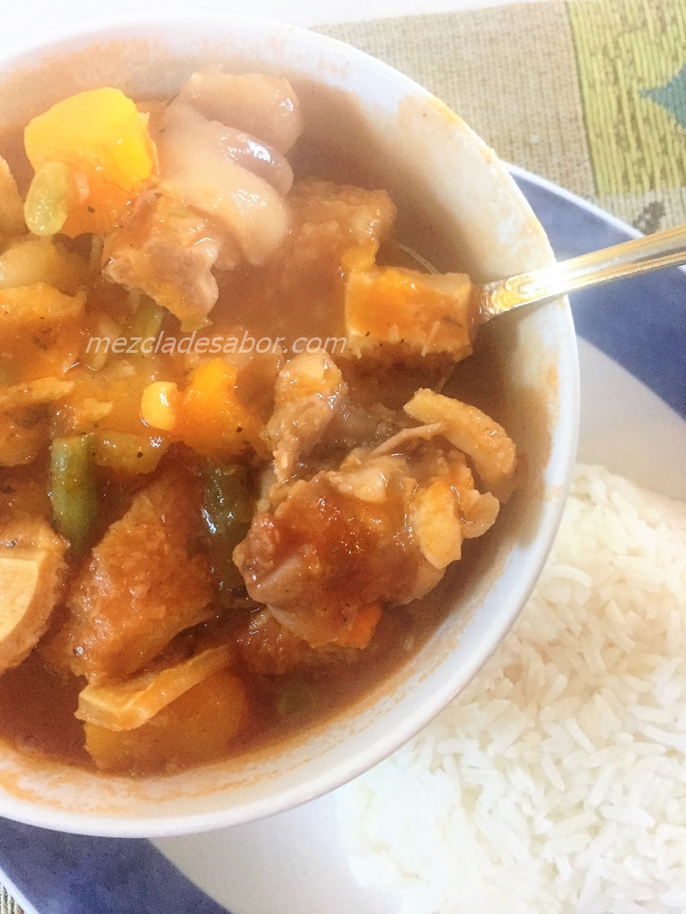 Patimongo Dominicano (cocido de paticas y tripas) | Mezcla De Sabor