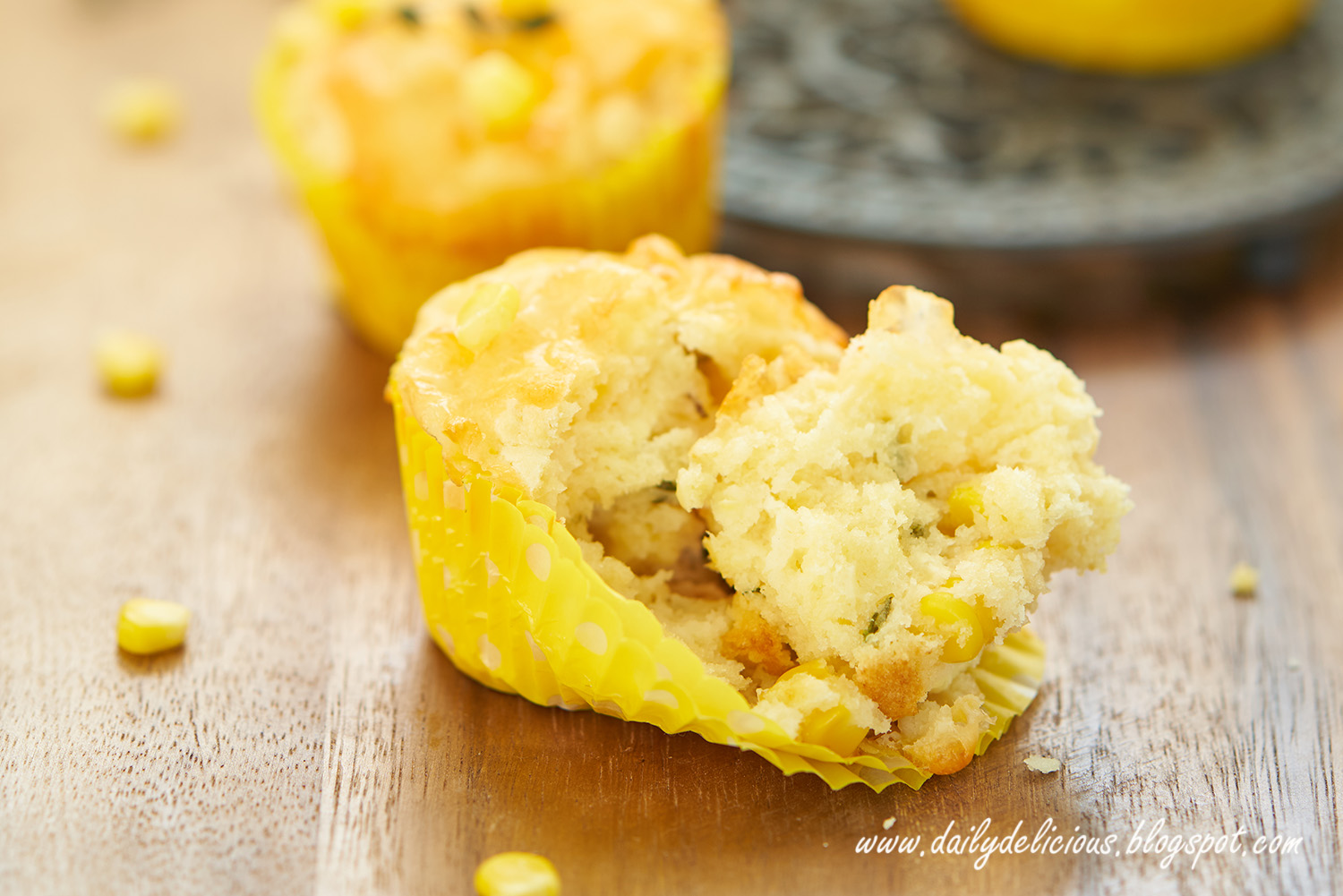 dailydelicious: Corn muffins