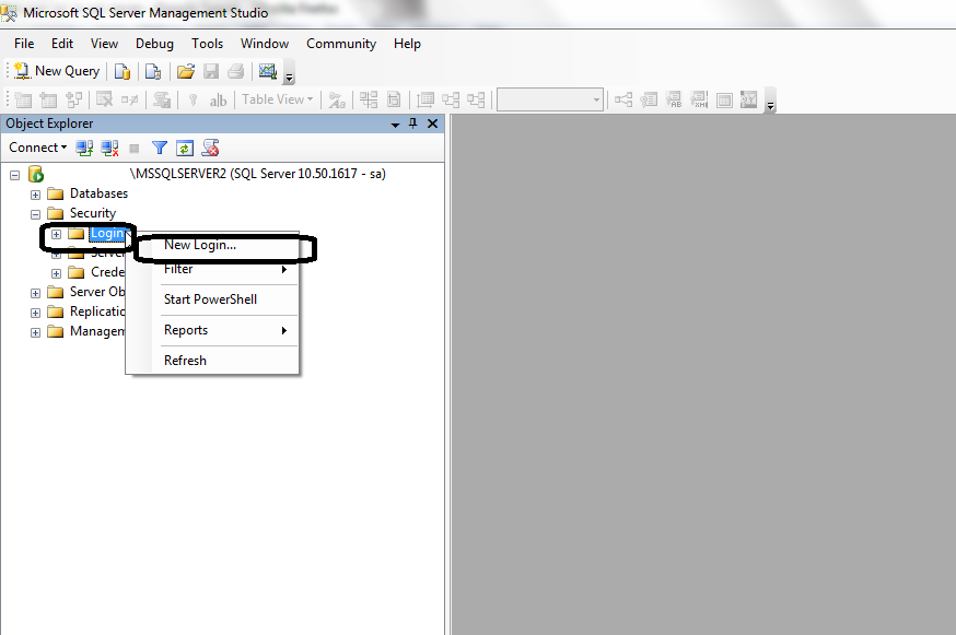 Aspdotnet-Sharepoint: login failed for user 'sa' in sql server