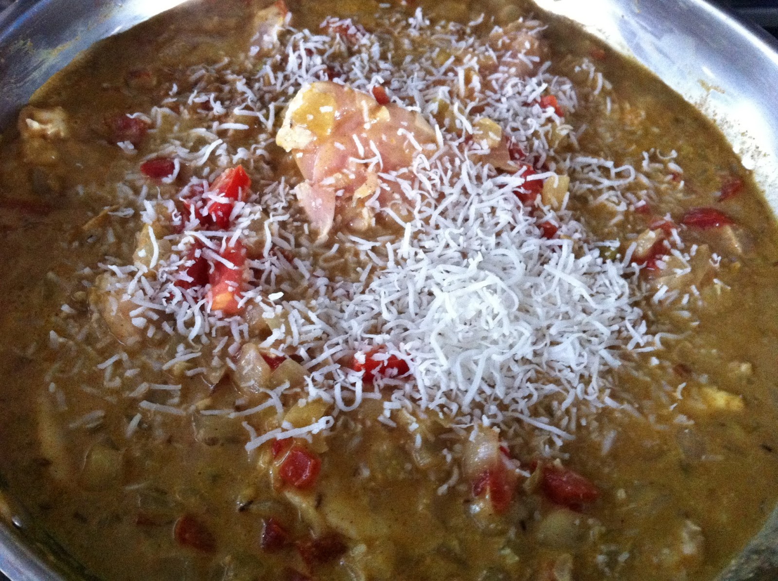Cooking with SAHD: South Indian Coconut Chicken Curry