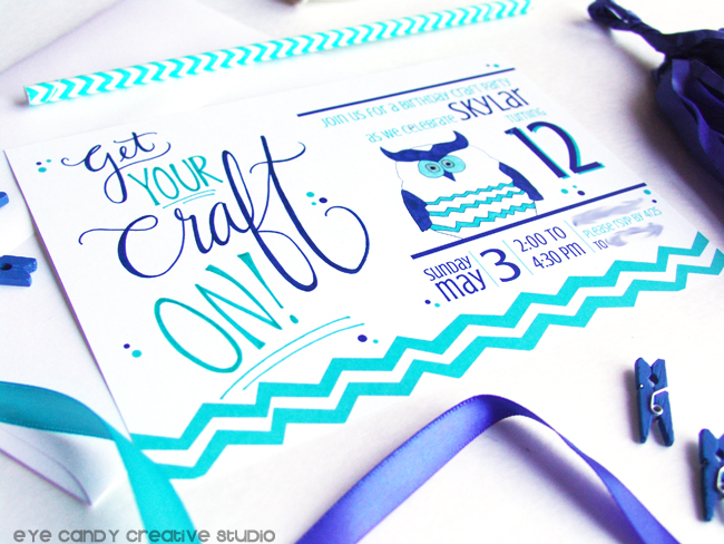 Eye Candy Creative Studio: COLLECTION DEBUT :: Crafty Birthday Party