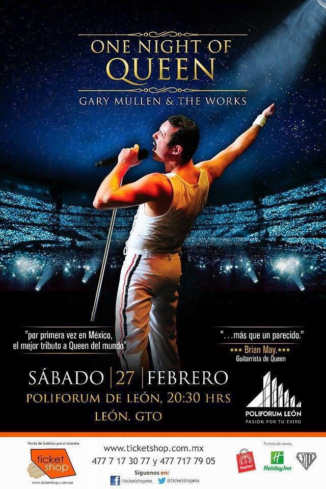 Queen en México: Alistan tributo a Queen : Gary Mullen and The Works ...