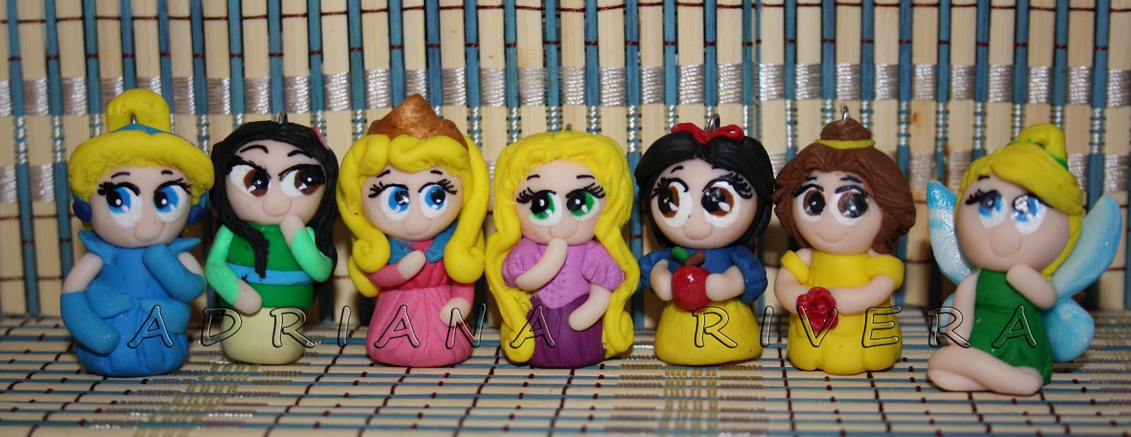 ADRIANARTE1: PRINCESAS DISNEY FIMO (arcilla polimérica)
