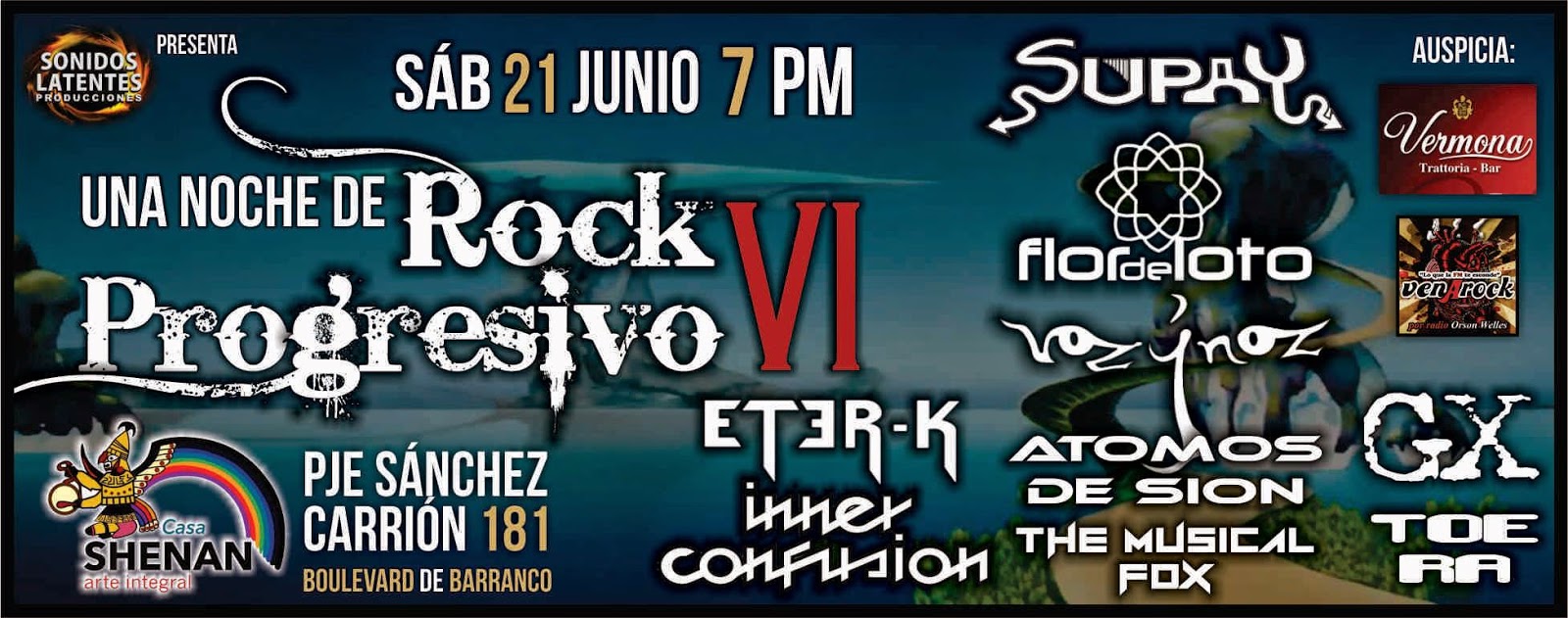 UNA NOCHE DE ROCK PROGRESIVO VI - Dargedik Rock Metal Webzine