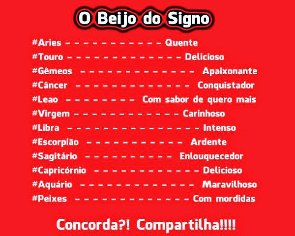 consulte seu horoscopo gratis: O beijo de cada signo consulte seu horoscopo gratis: O beijo de cada signo