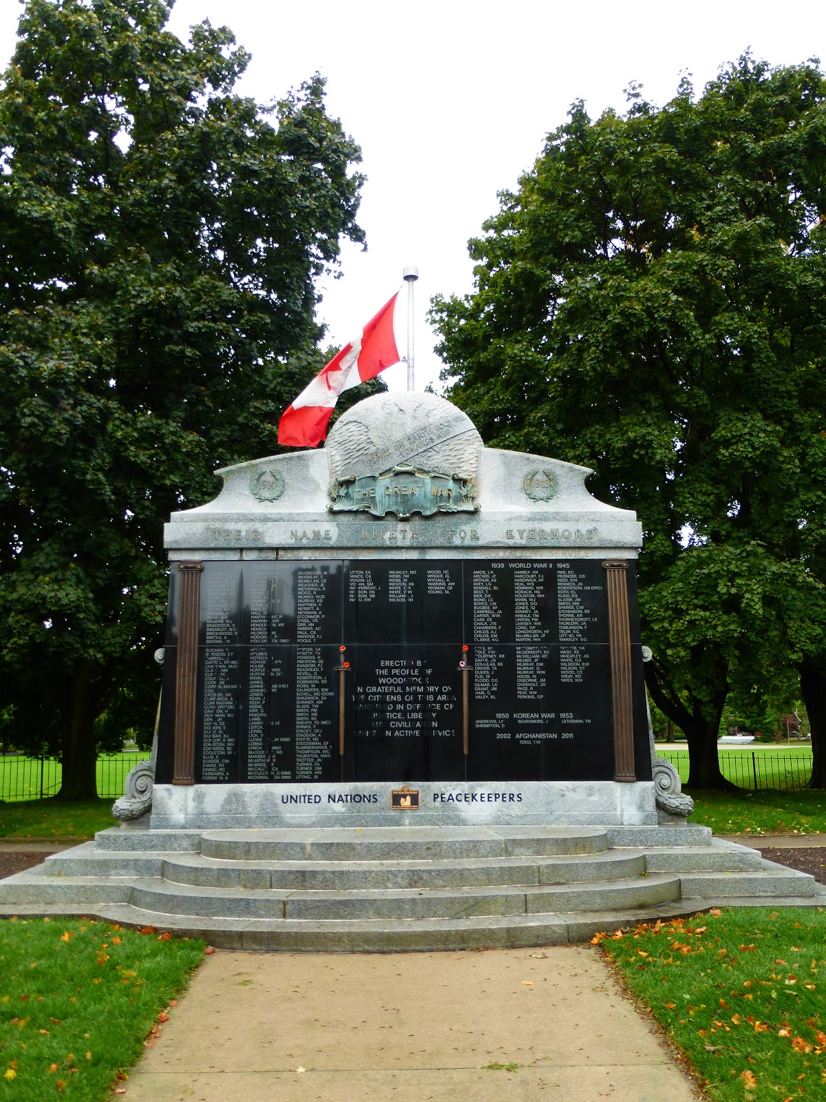 Ontario War Memorials: Woodstock