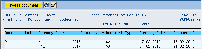 SAP - FICO MODULE LEARNING: Document Reversals in SAP (Individual ...