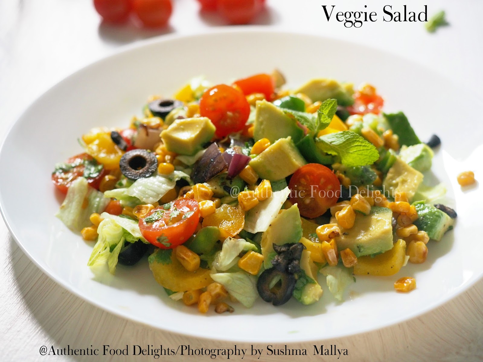 Authentic Food Delights: Veggie Salad