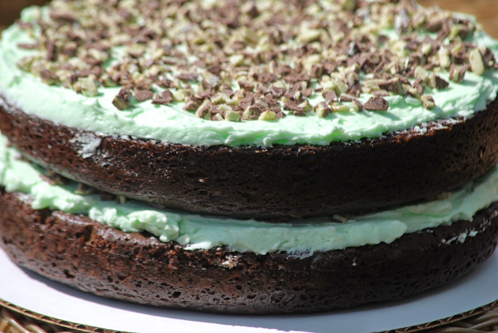 My story in recipes: Chocolate Mint Cake