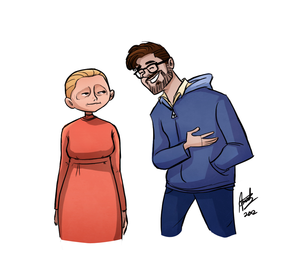 Amanda Wong: Simon and the female changeling from DS9