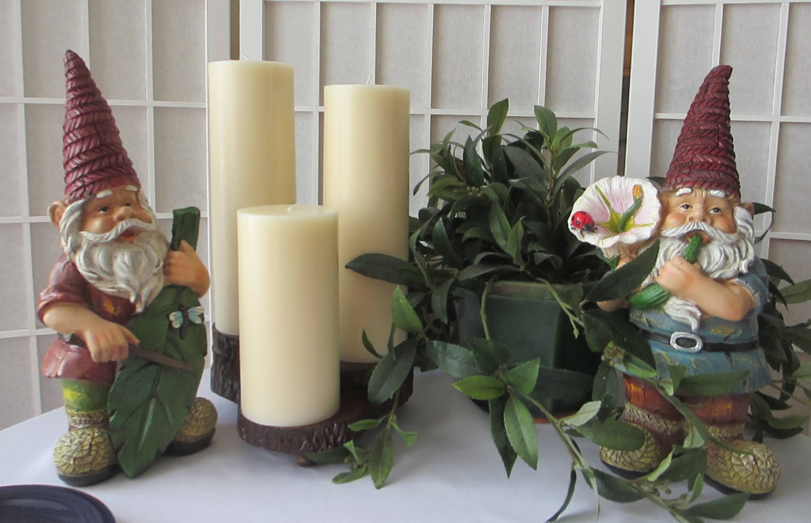 Table for One: Musical Garden Gnome Table