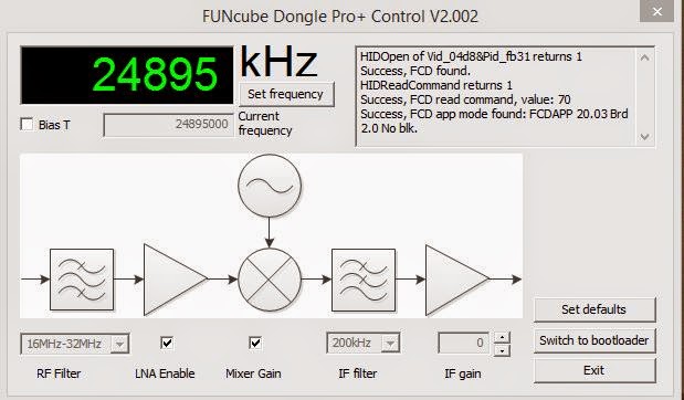 Amateur Radio Station LA7DHA: Using FUNcube Dongle Pro+ and CW Skimmer