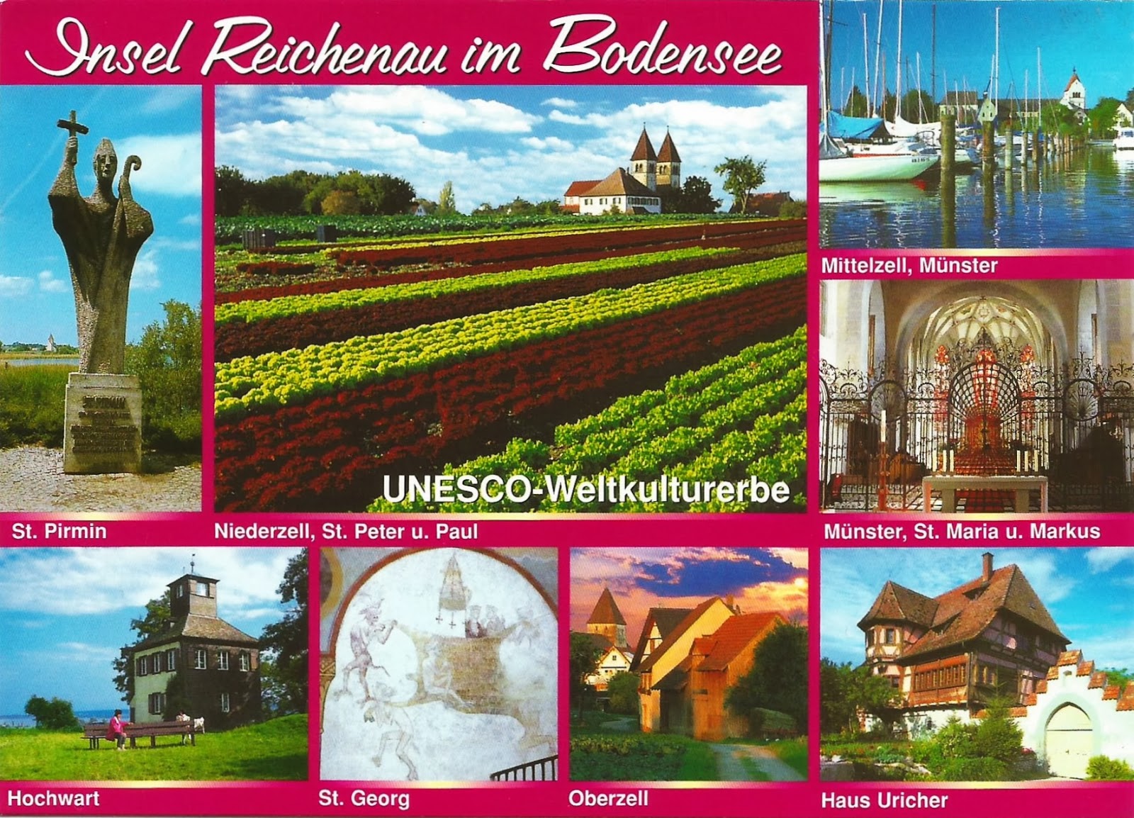 Postcards on My Wall: Monastic Island of Reichenau, Germany (UNESCO)