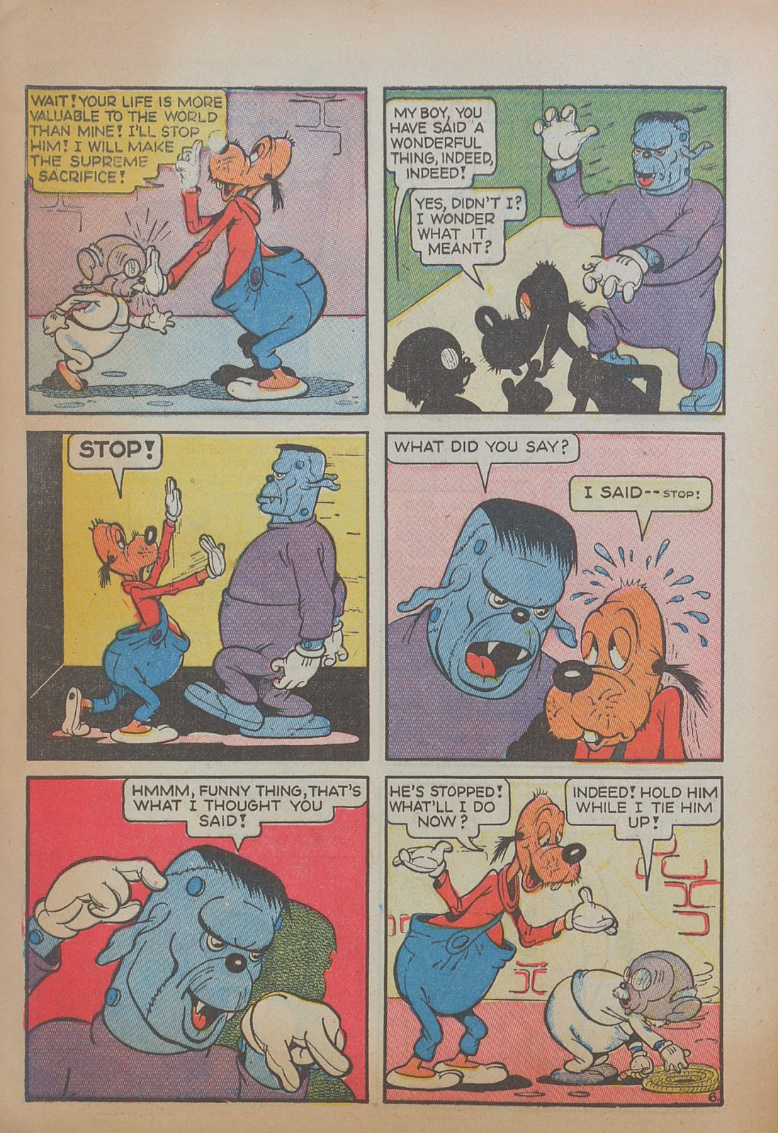 Four-Color Shadows: Wacky Willy and the Mad Monster-1943
