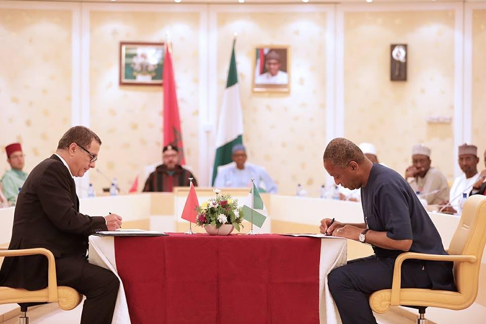 Photos: Pres Buhari and King of Morocco witness signing of Agreements ...