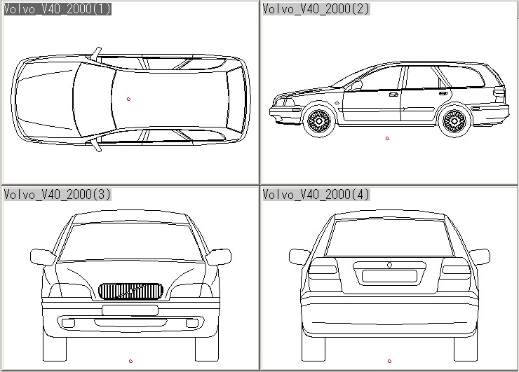 MISCELLANEOUS DATA STORAGE 2 for CAD Drawings: [JWS/DWG] Volvo V40 2000