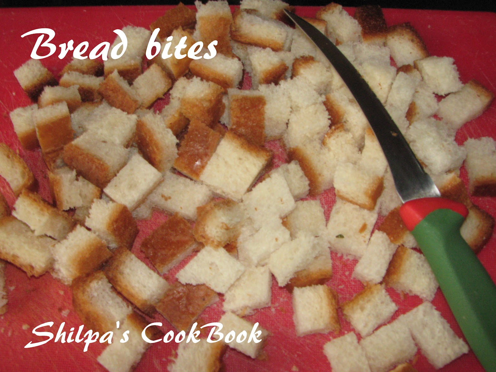Cook Book: Stumbler (Scrambled Eggs over Roasted Bread Bites)