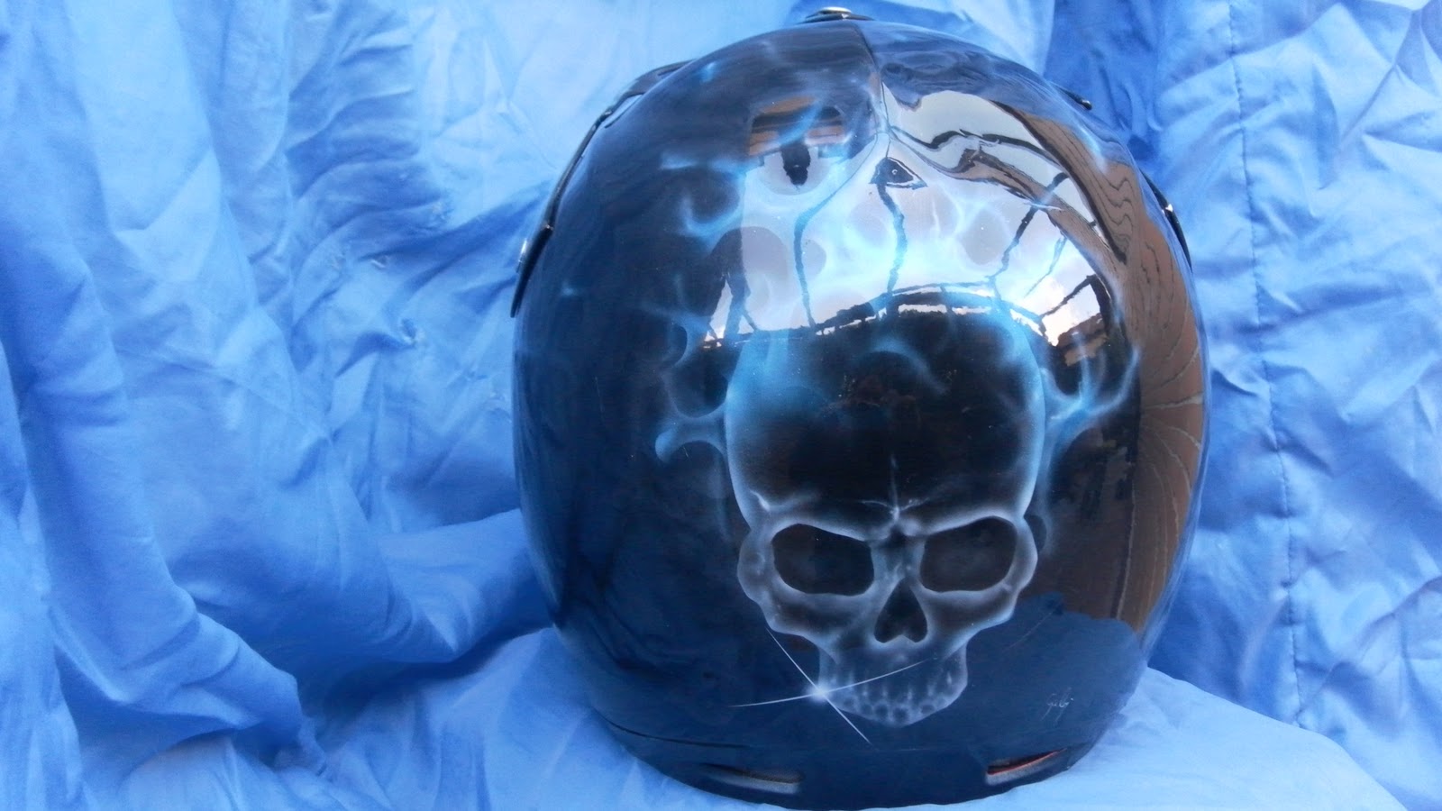 Imágenes de calaveras en llamas azúles - Imagui