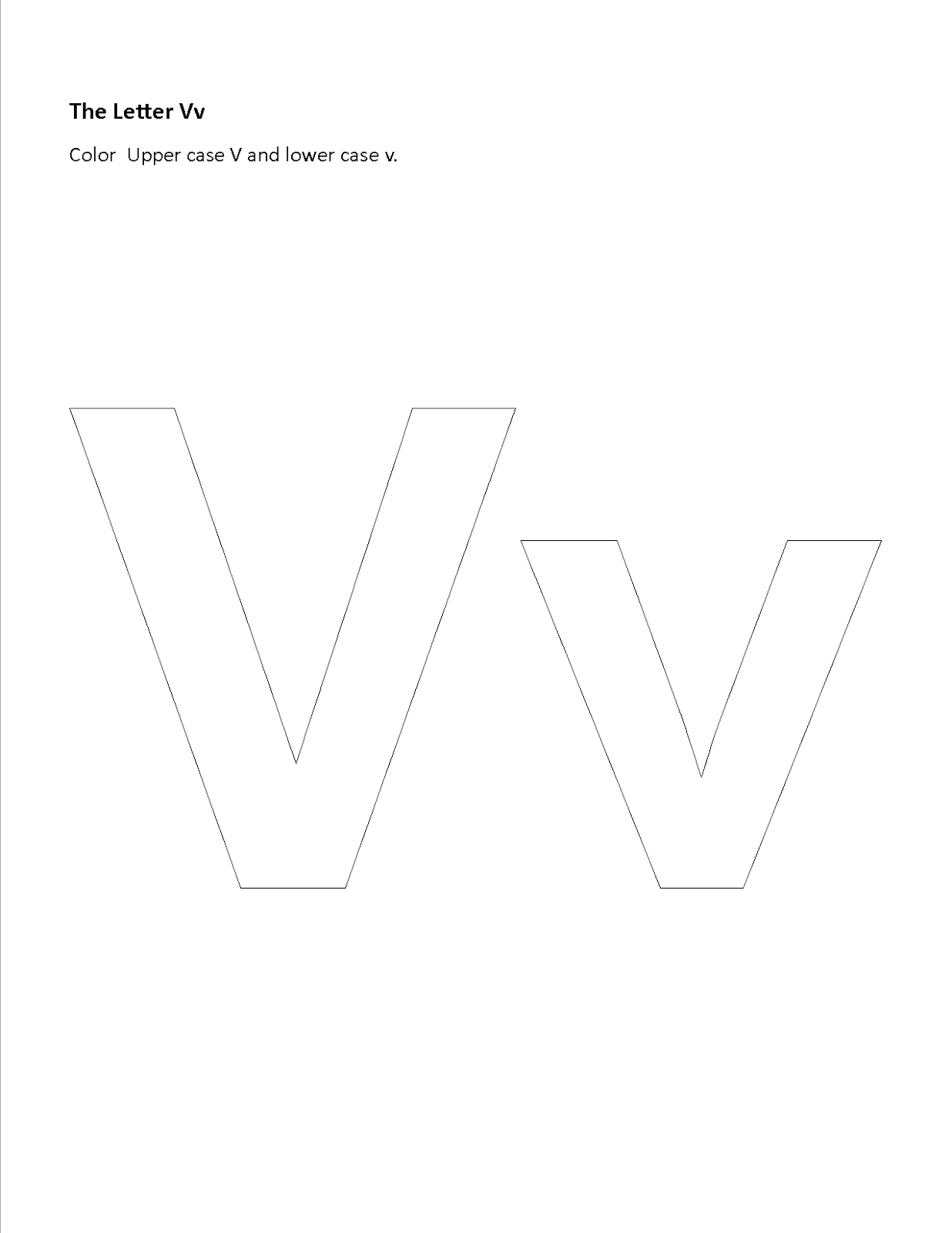 I CAN LEARN!: The Letters Cc and Vv