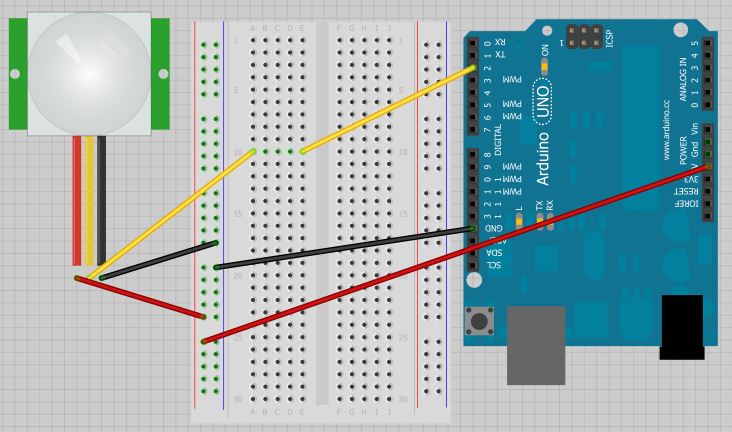 Arduino Utiliser Un Capteur De Mouvement Pir Coolpizza V5