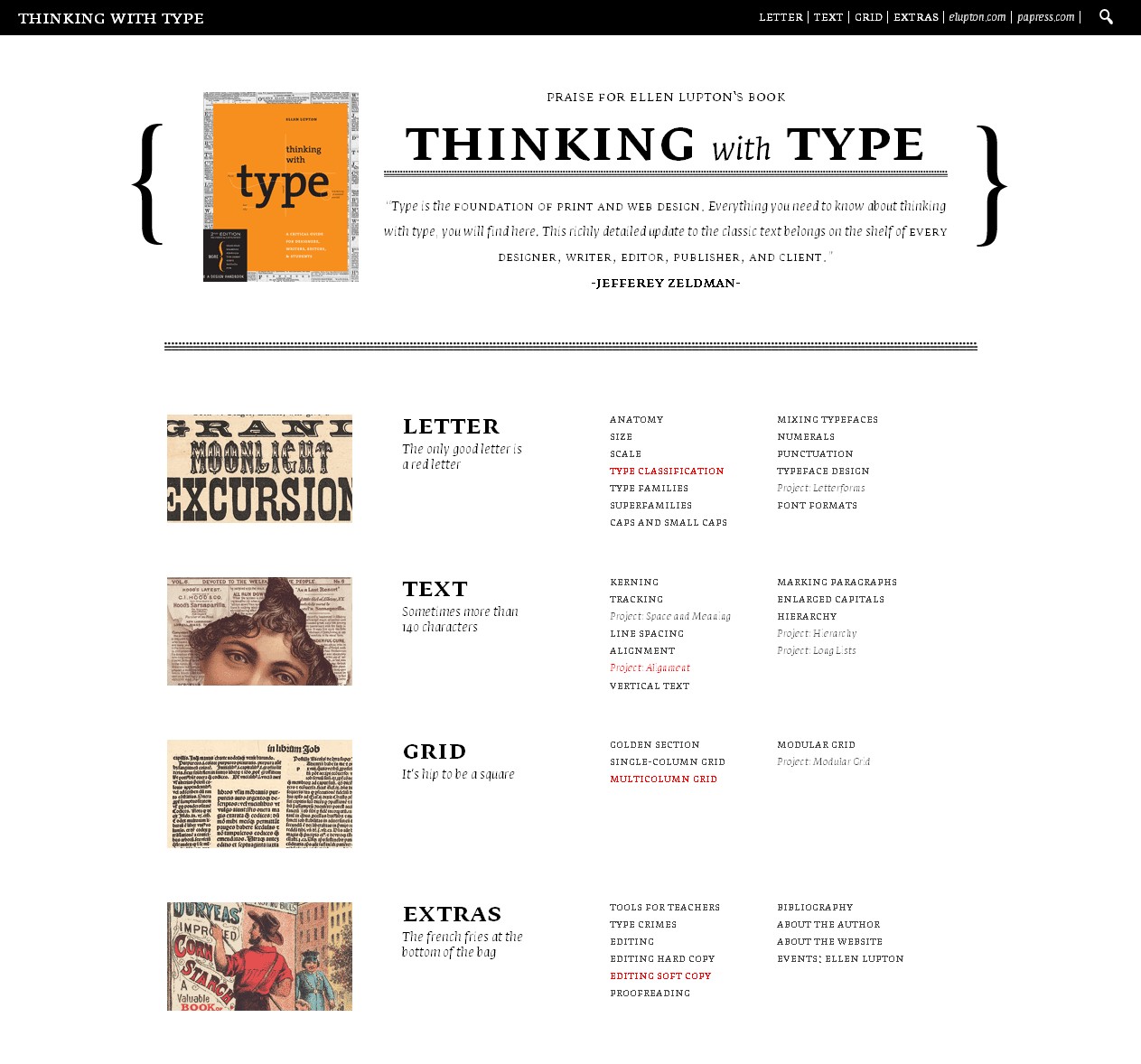 colleen's crits: thinkingwithtype.com review